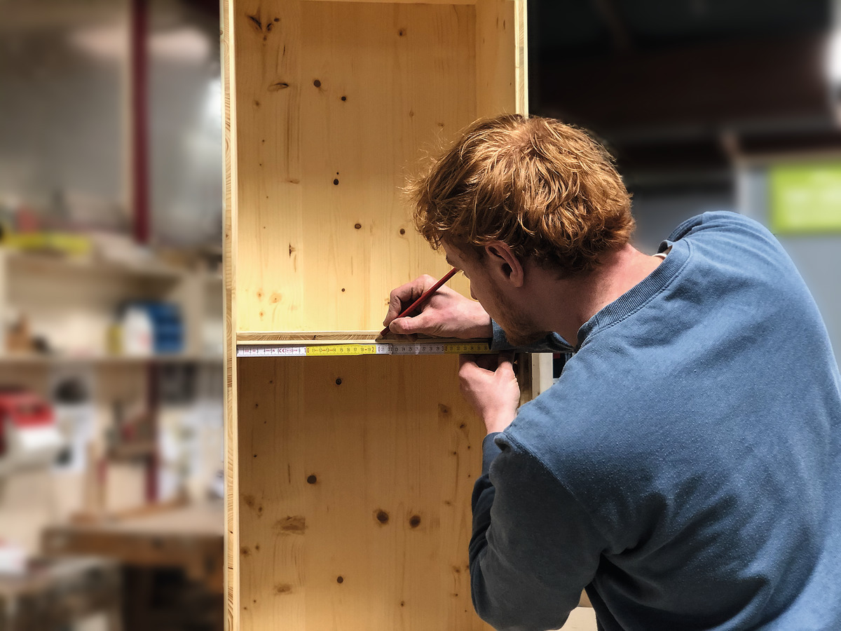 Templin-Furnier-Shop - Präziser Holz-Gliedermaßstab (Zollstock) STABILA Type 407 (gelb) - 2 ...